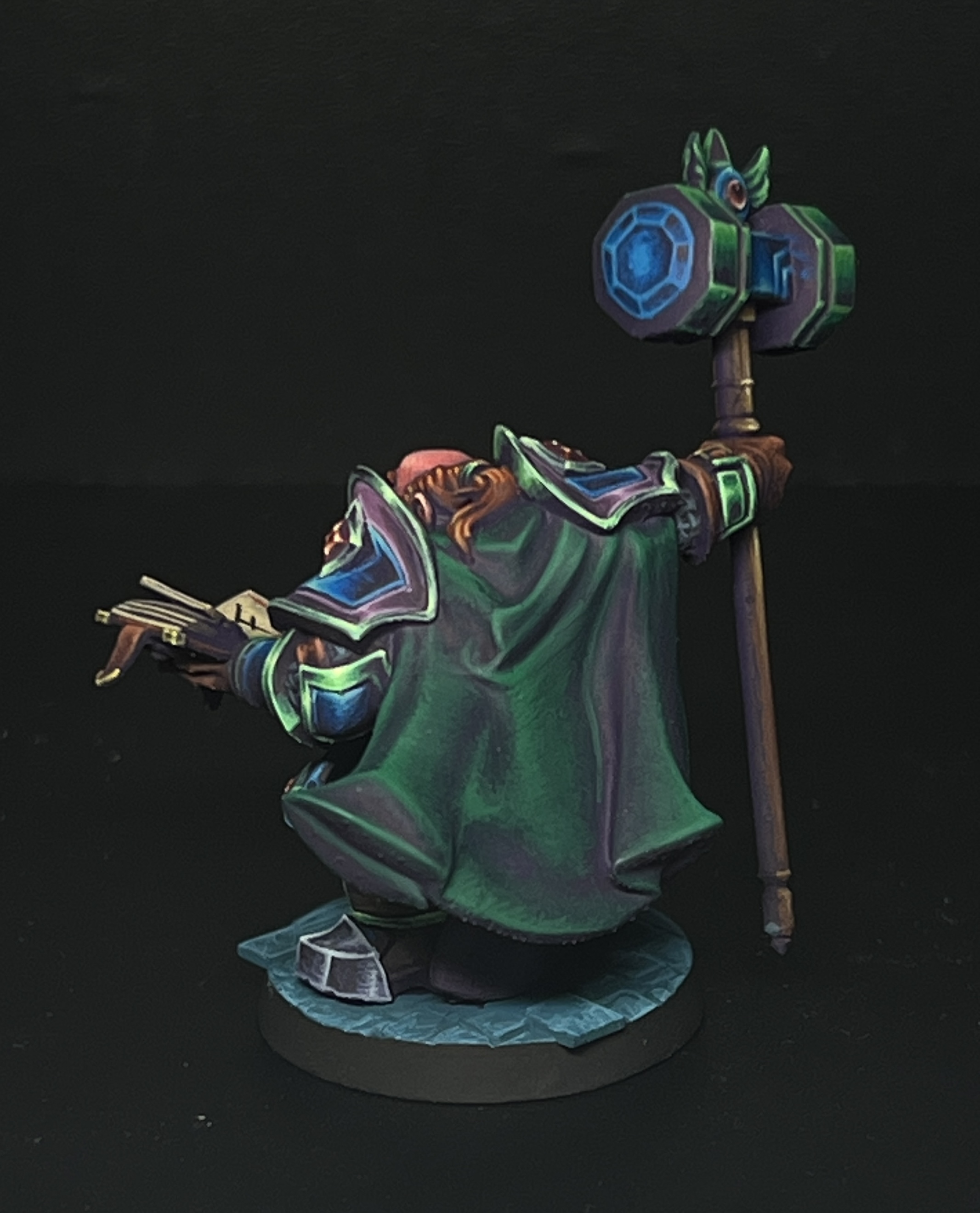 3D Printable Dwarf High Priest by Bite the Bullet