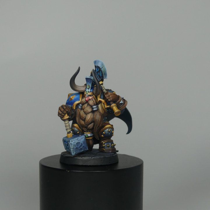 3D Printable Dwarf King (Modular) by Bite the Bullet