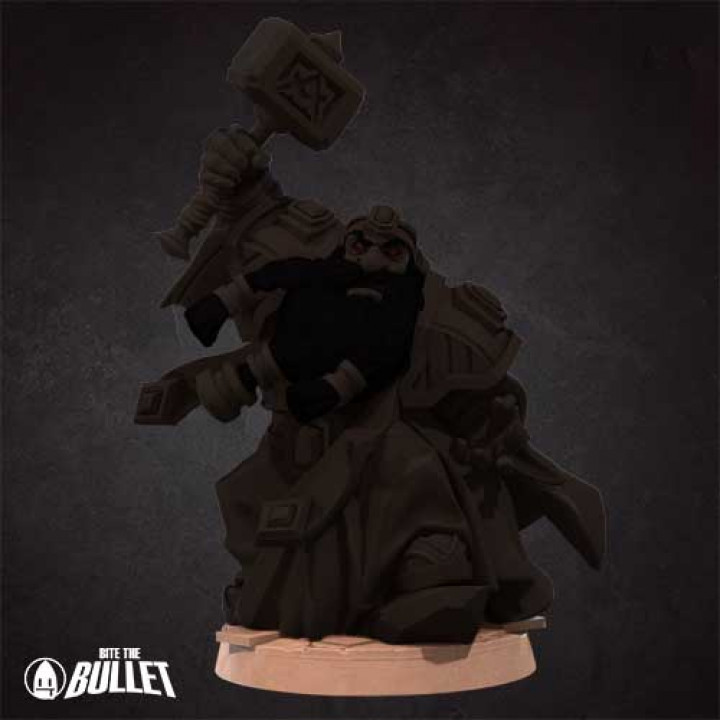 3D Printable Dwarf Emperor by Bite the Bullet