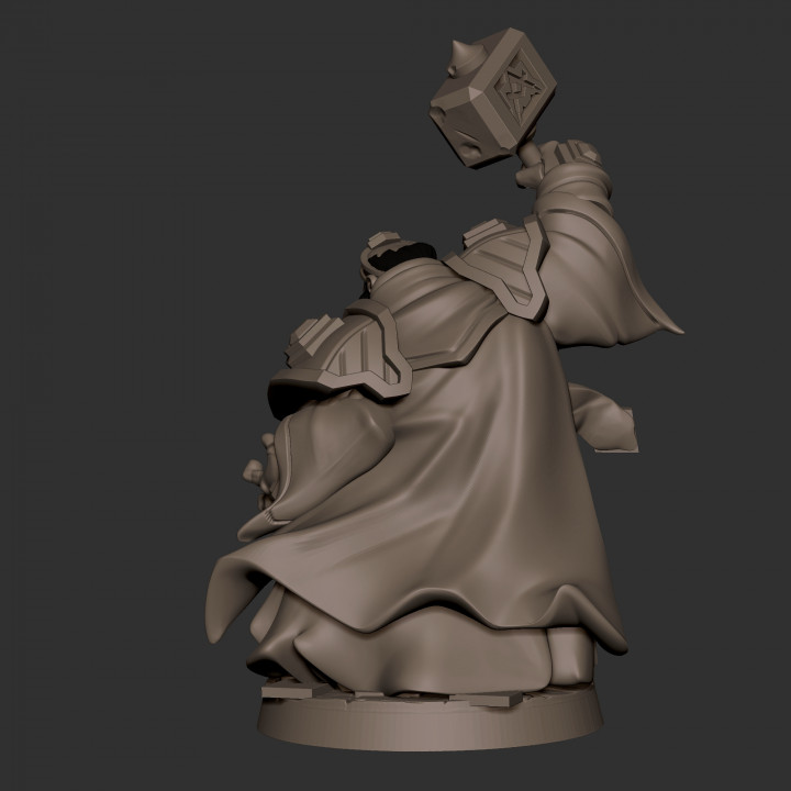 3D Printable Dwarf Emperor by Bite the Bullet