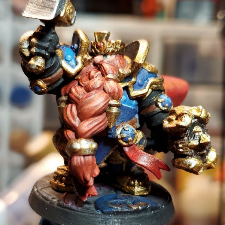 3D Print of Dwarf High Lord by jasoncascone
