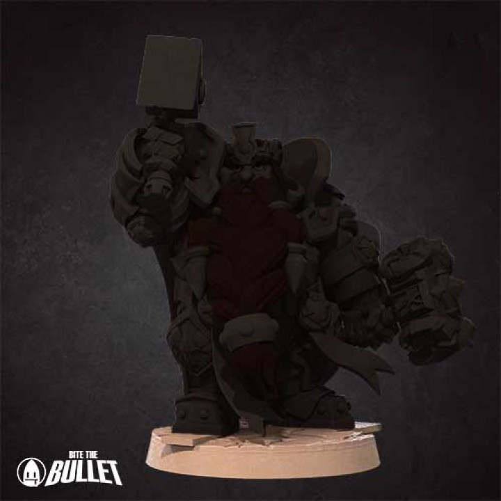 3D Printable Dwarf High Lord by Bite the Bullet