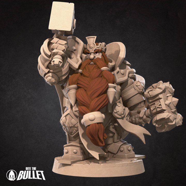 3D Printable Dwarf High Lord by Bite the Bullet
