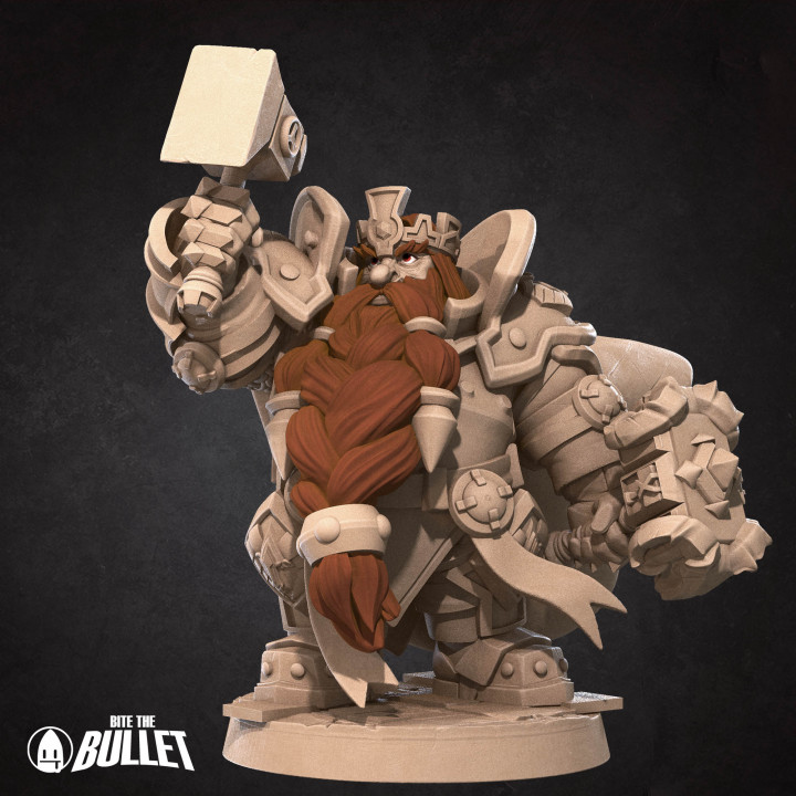 3D Printable Dwarf High Lord by Bite the Bullet
