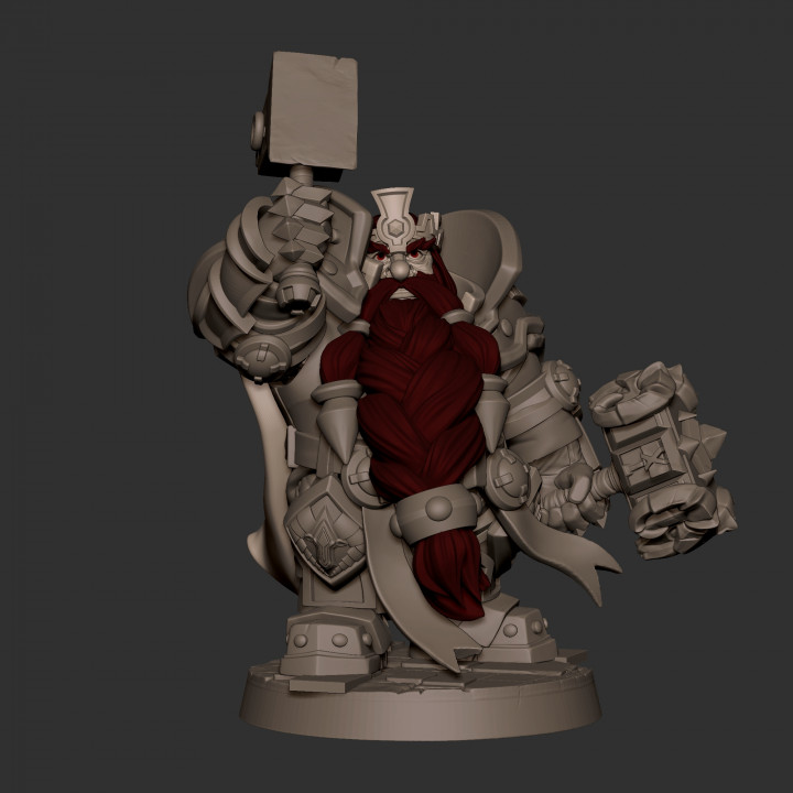 3D Printable Dwarf High Lord by Bite the Bullet
