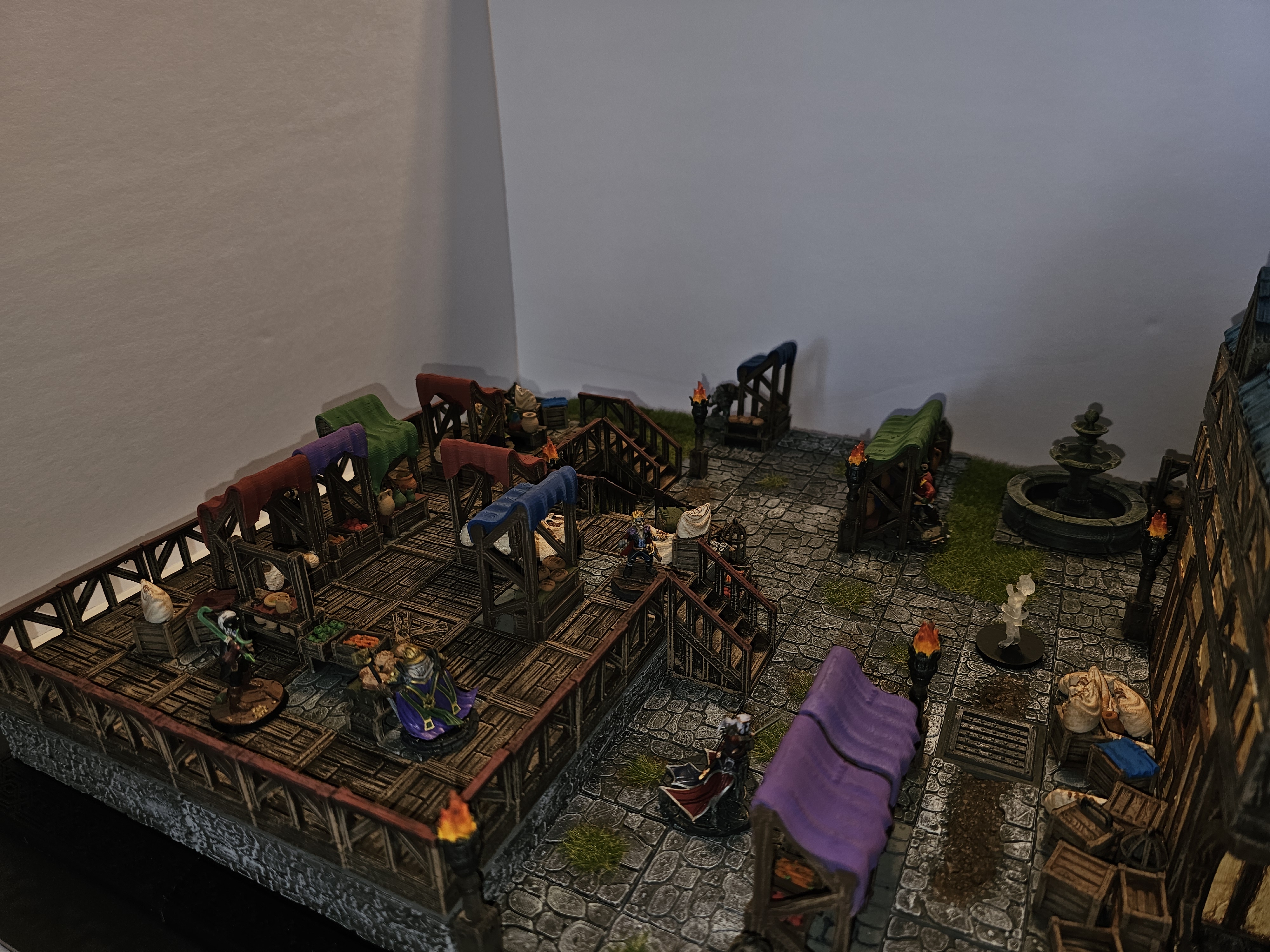 3D Printable THE MEDIEVAL TOWN Part.1 (Dungeon Blocks) by Dungeon Blocks