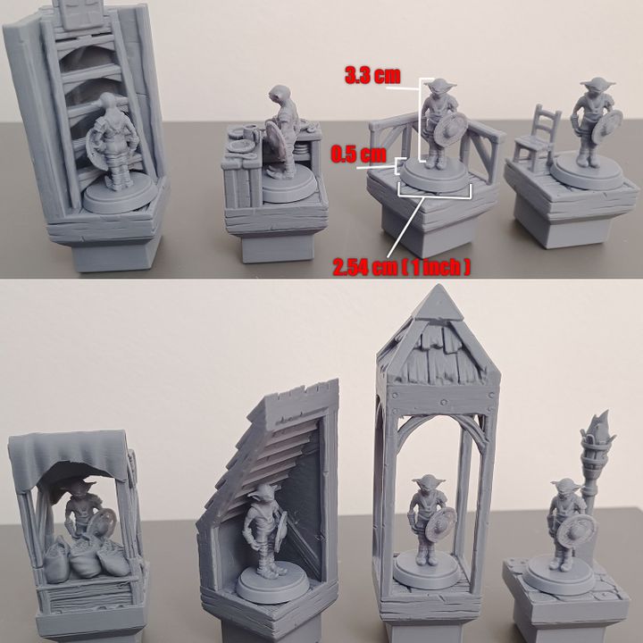 3D Printable THE MEDIEVAL TOWN Part.1 (Dungeon Blocks) by Dungeon Blocks