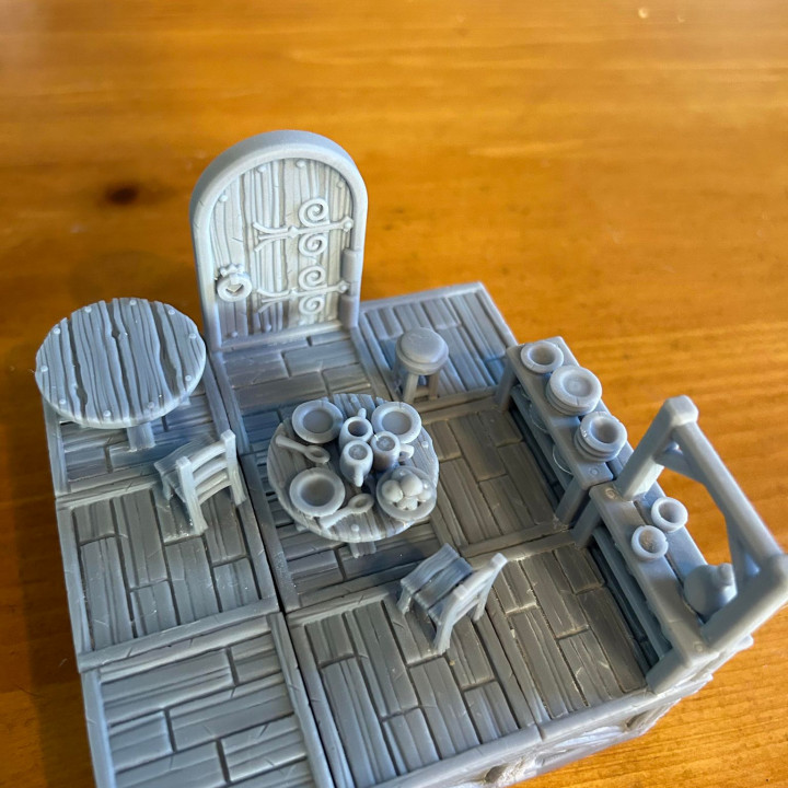 3D Print of THE MEDIEVAL TOWN Part.1 (Dungeon Blocks) by ...