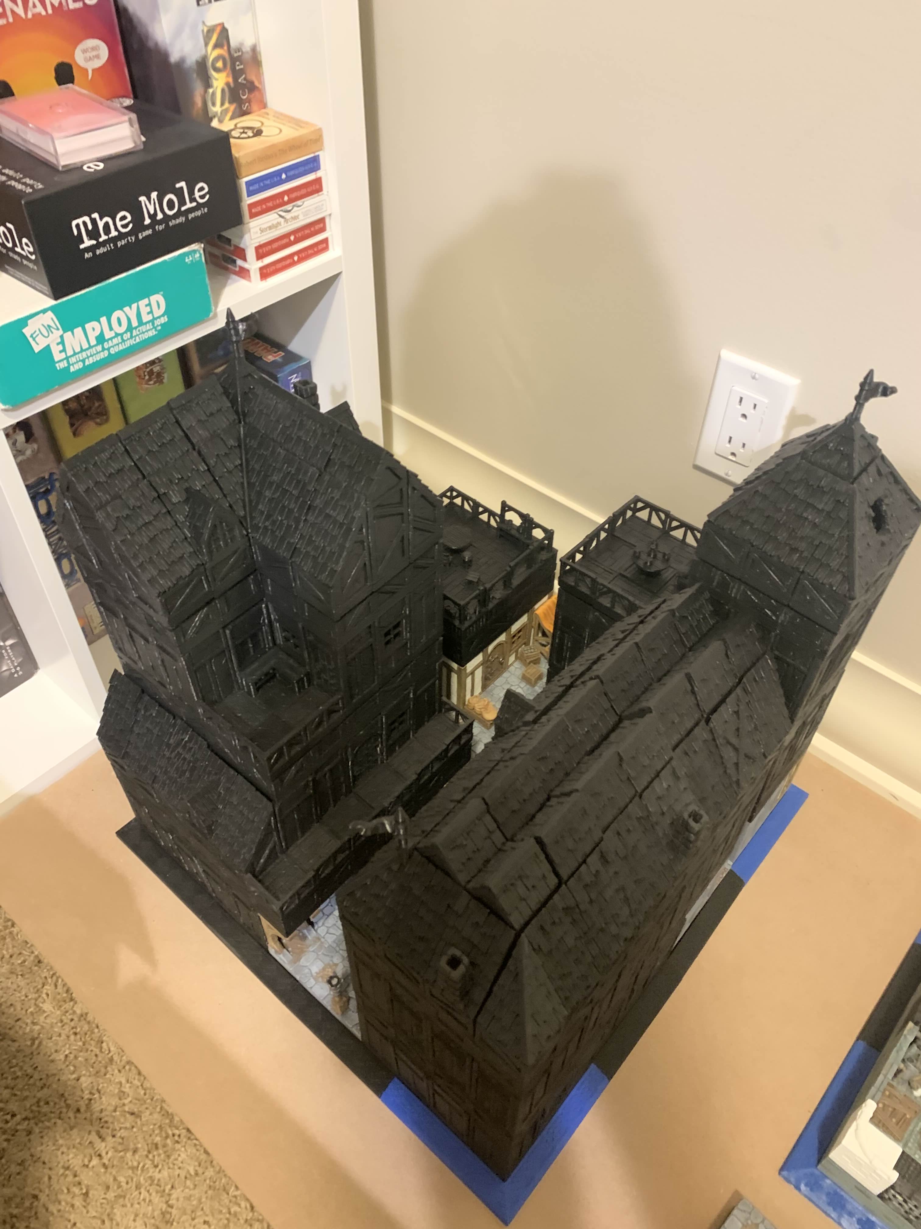 3D Printable THE MEDIEVAL TOWN Part.1 (Dungeon Blocks) by Dungeon Blocks