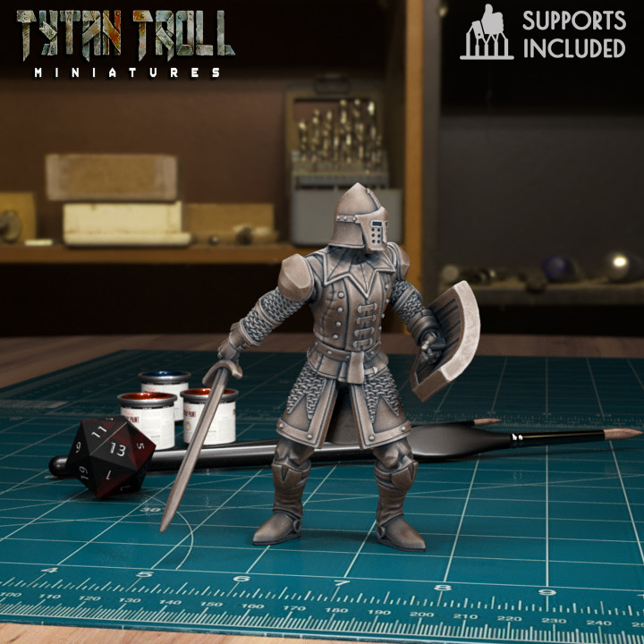 3D Printable Castle Soldiers Bundle [Pre-Supported] by TytanTroll ...