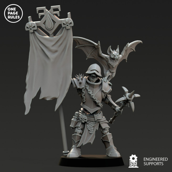 3D Printable Skeleton Guard - Vampiric Undead by One Page Rules
