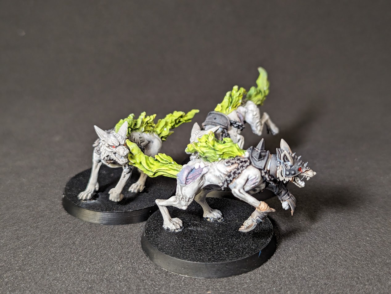 3D Printable Zombie Wolves - Vampiric Undead by One Page Rules