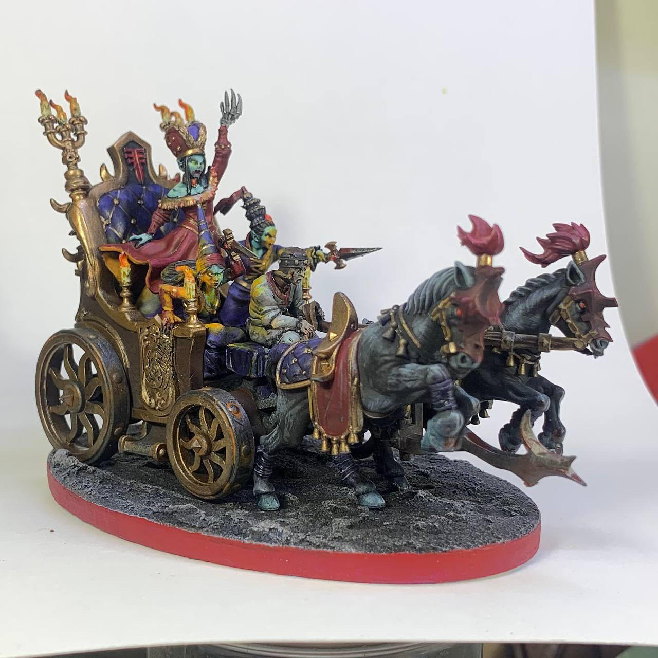 3d Printable Maiden Chariot Vampiric Undead By One Page Rules