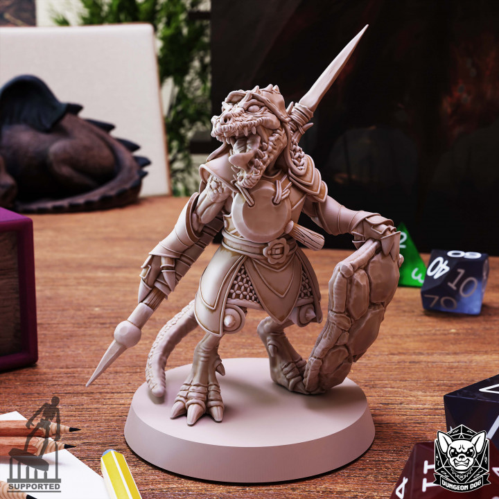 3D Printable Kobold Armored - A by Dungeon Dog