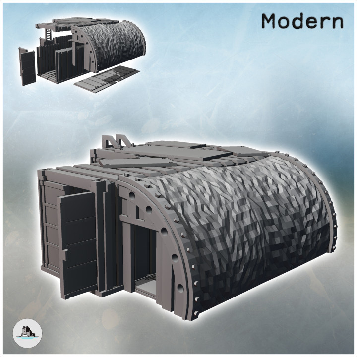 3D Printable Post-apocalypse scenery pack No. 2 - Future Sci-Fi SF Post ...