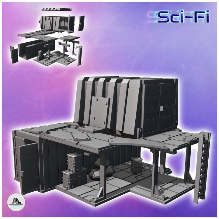 3D Printable Post-apocalypse scenery pack No. 2 - Future Sci-Fi SF Post ...