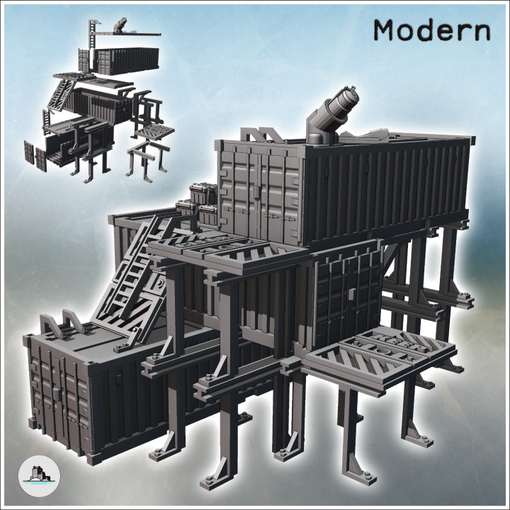 3D Printable Post-apocalypse scenery pack No. 2 - Future Sci-Fi SF Post ...