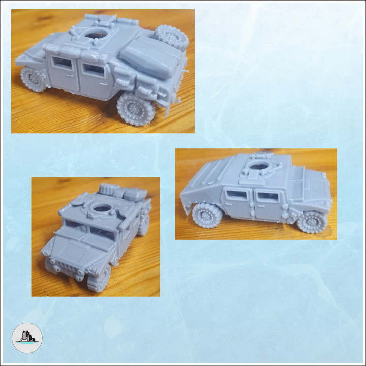 3D Printable Humvee M998 High mobility multipurpose wheeled vehicle ...