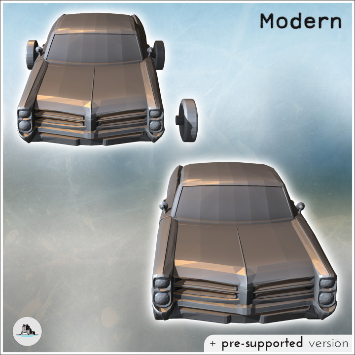 3D Printable Luxury car Pontiac 2+2 Plus (10) - Modern WW2 WW1 World ...