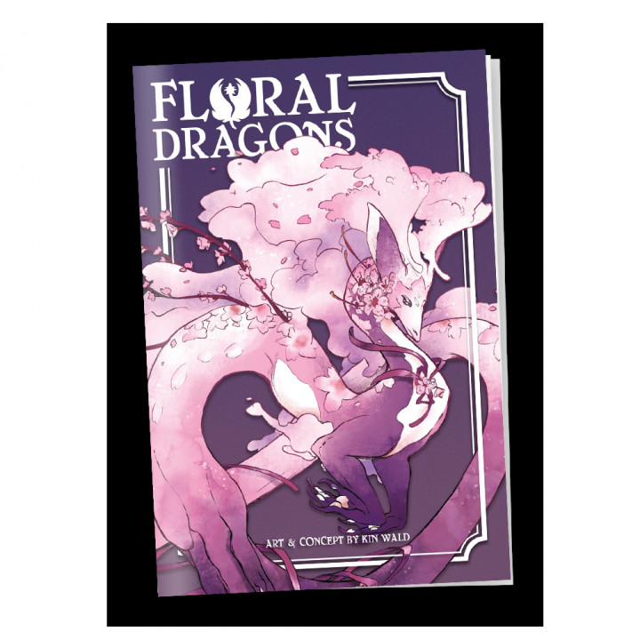 3D Printable PDF + STL BUNDLE - THE FIELD GUIDE TO FLORAL DRAGONS: BOOK ...