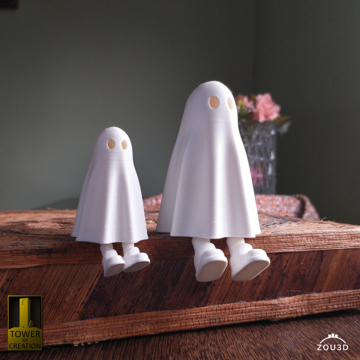 3D Printable Zou Ghost by ZOU3D 3D Printable Zou Ghost by ZOU3D