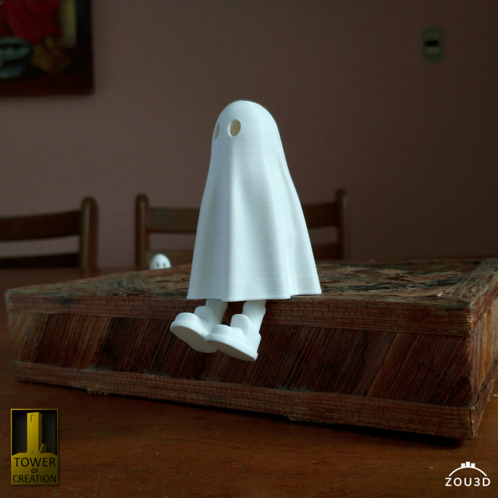 3D Printable Zou Ghost by ZOU3D 3D Printable Zou Ghost by ZOU3D