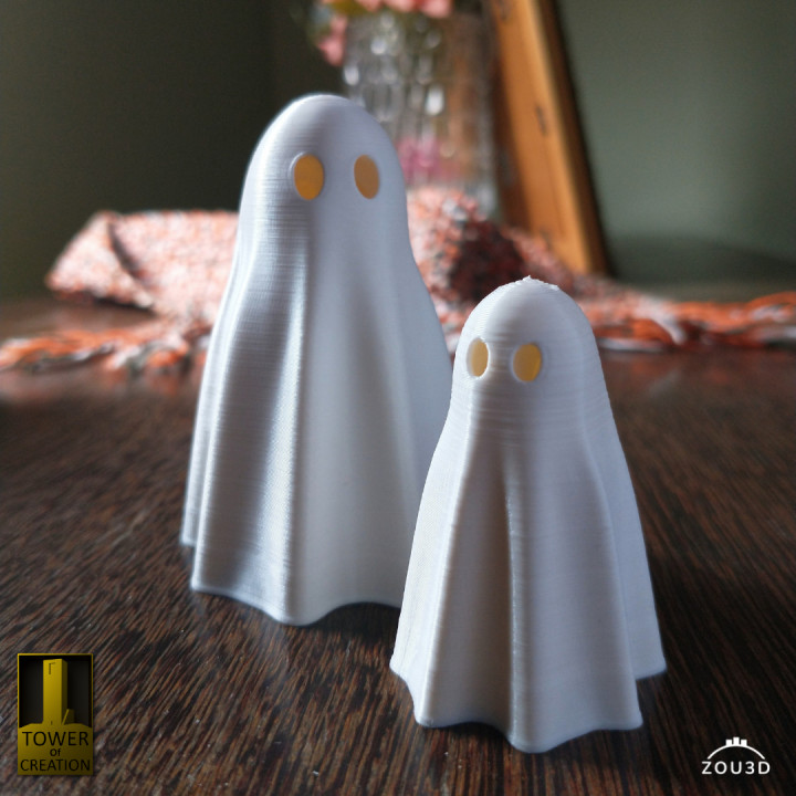 3D Printable Zou Ghost by ZOU3D 3D Printable Zou Ghost by ZOU3D