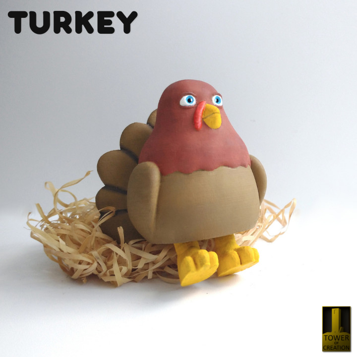 3D Printable Zou Turkey by ZOU3D