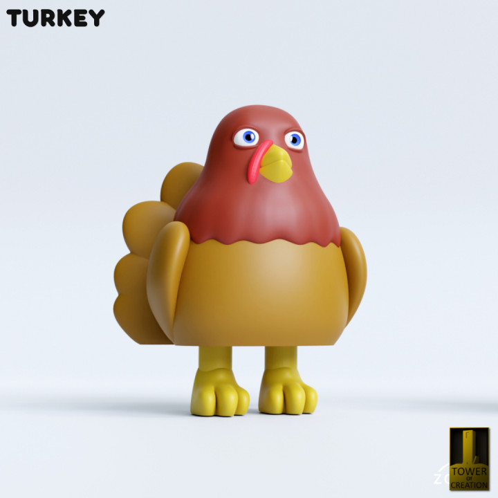 3D Printable Zou Turkey by ZOU3D