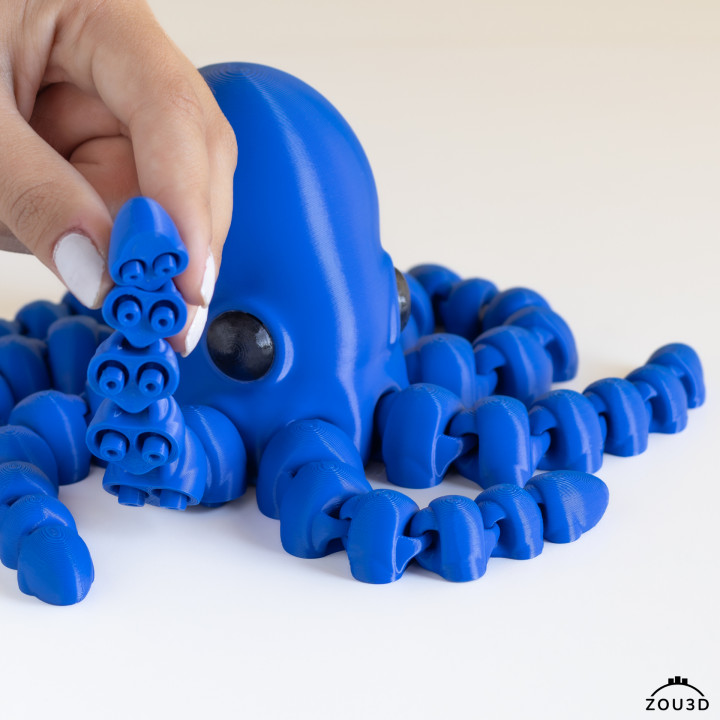 3D Printable Zou Octopus by ZOU3D