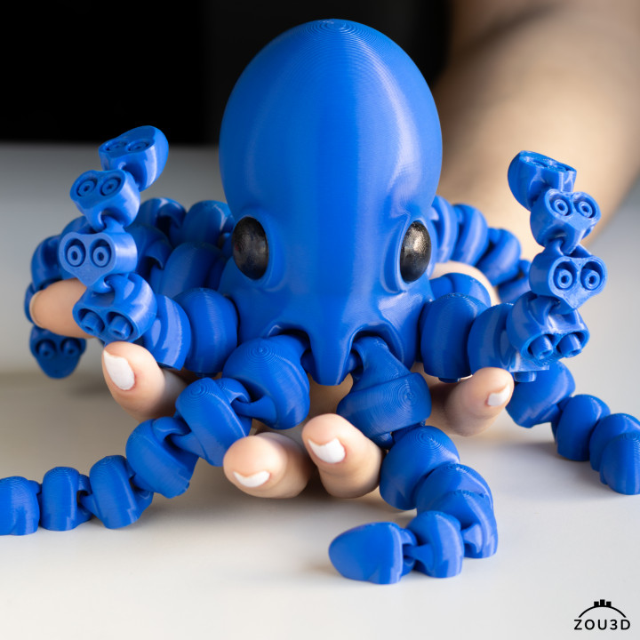 3D Printable Zou Octopus by ZOU3D