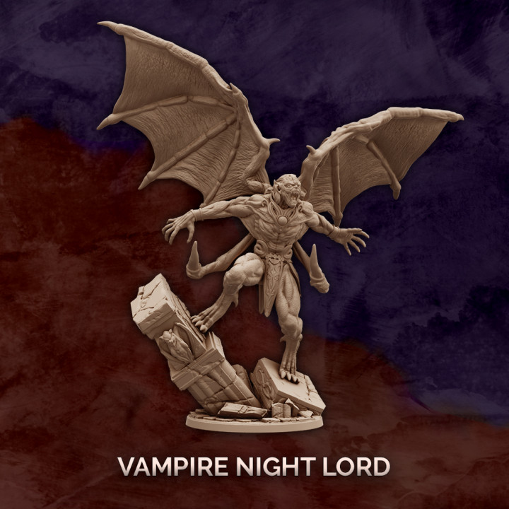 3D Printable Vampire Night Lord by Artificers_Mini