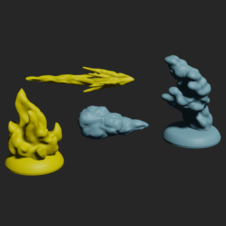 3D Printable Fire, Smoke, and Blasts by Donya Quick