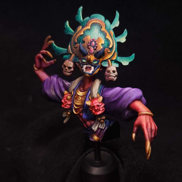 3D Print of Tengu Demon Dancer - Sankibo, Daitengu Zuijin (Pre ...