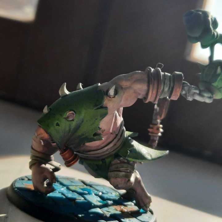 3D Print of Plague Rat Ogre by Gaddok