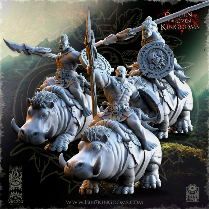 3D Printable Salanaar Orcs Batch by The Beholder Miniatures