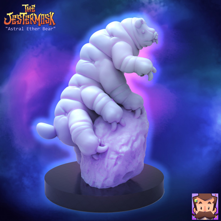 3D Printable The Astral Ether Bear by Nicolas Hughes