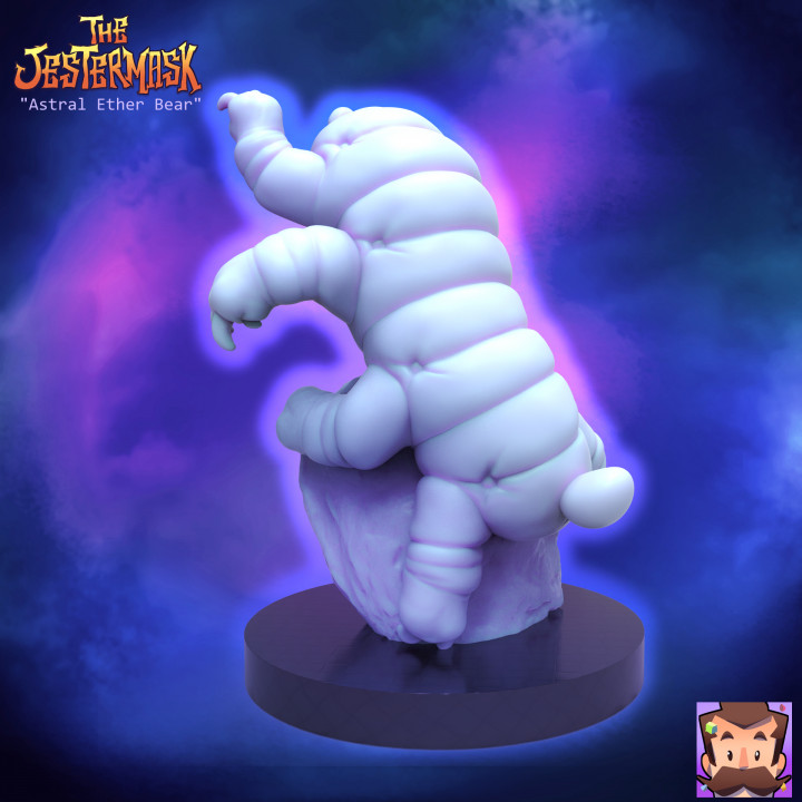 3D Printable The Astral Ether Bear by Nicolas Hughes