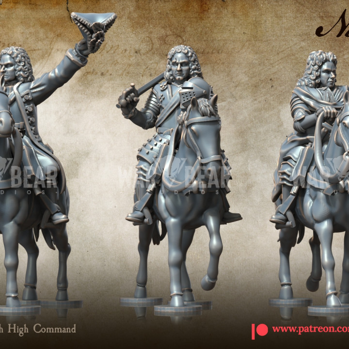 3D Printable WSS British High Command by BattleCat Miniatures