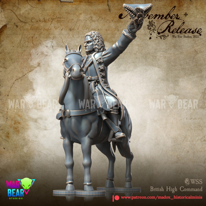 3D Printable WSS British High Command by BattleCat Miniatures