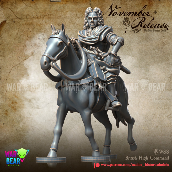 3D Printable WSS British High Command by BattleCat Miniatures