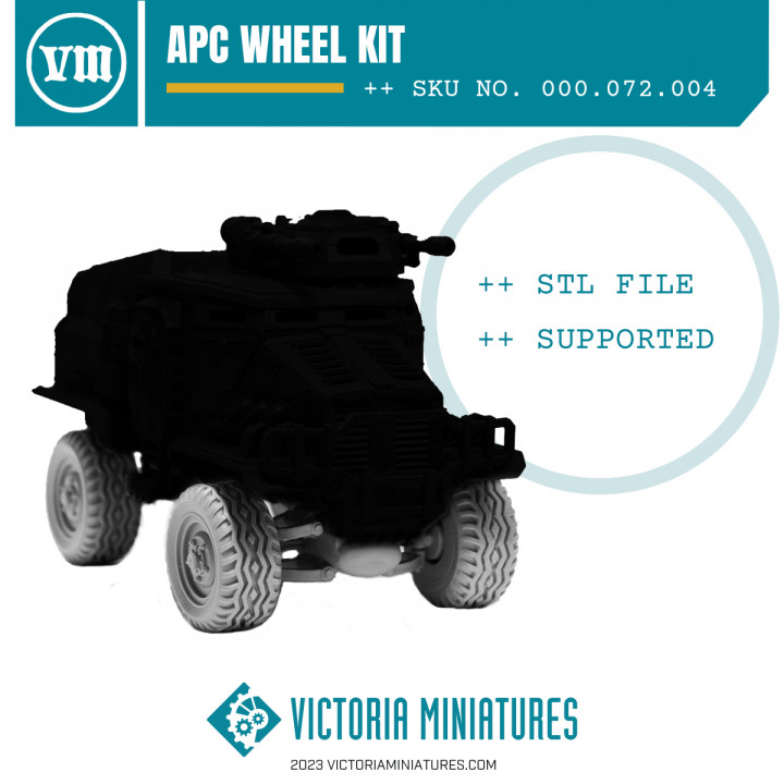 3D Printable APC Wheel and Suspension Conversion Kit by Victoria