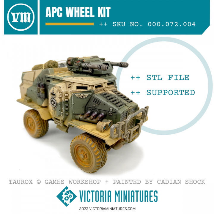 3D Printable APC Wheel and Suspension Conversion Kit by Victoria