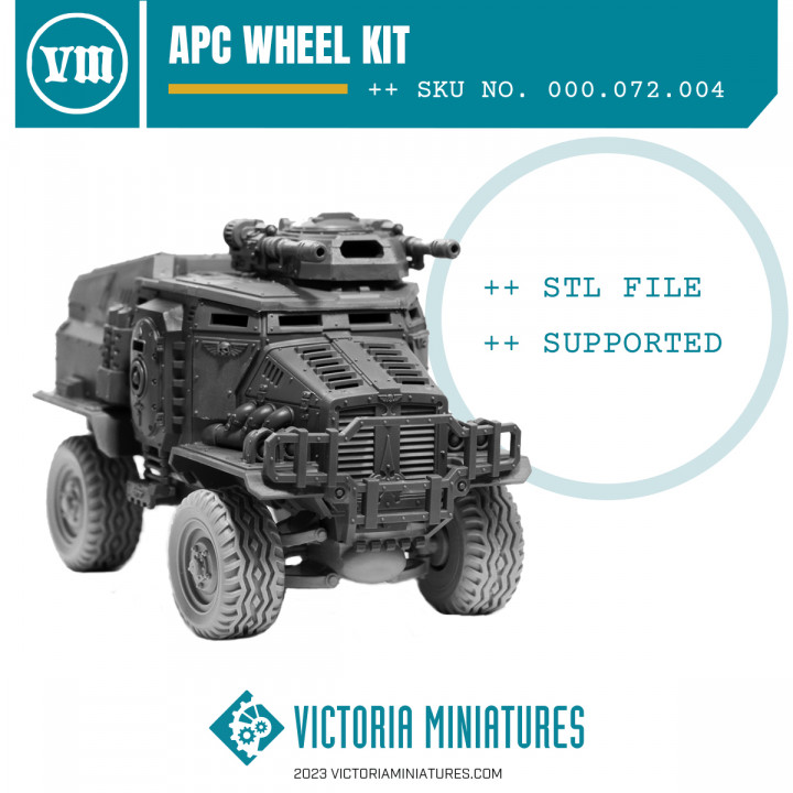 3D Printable APC Wheel and Suspension Conversion Kit by Victoria