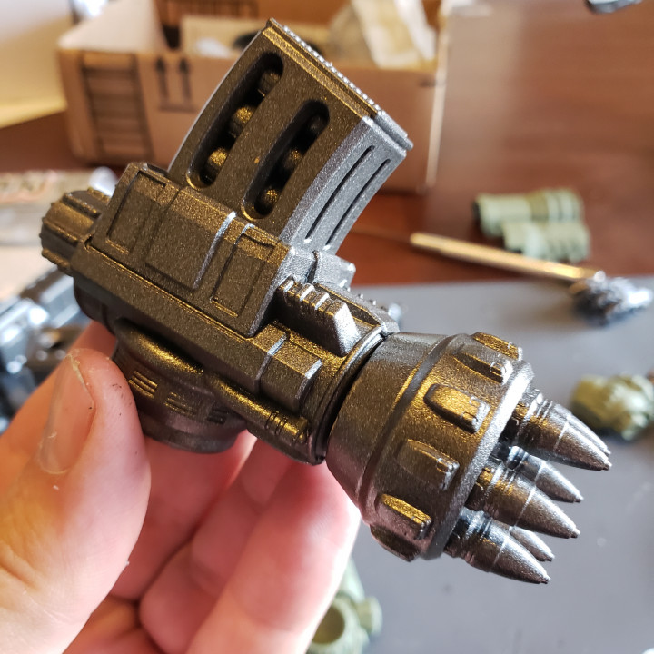 3D Printable Project Kyphos-28mm Direct Fire Battle Mecha by John Bear Ross
