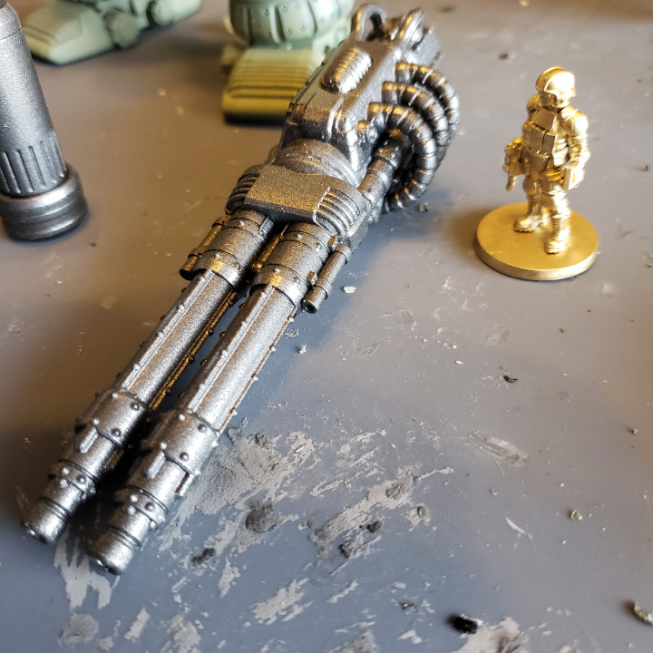 3D Printable Project Kyphos-28mm Direct Fire Battle Mecha by John Bear Ross