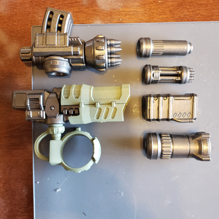 3D Printable Project Kyphos-28mm Direct Fire Battle Mecha by John Bear Ross