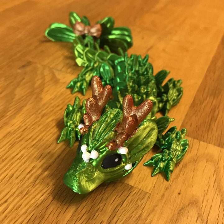 3D Print of Baby Mistletoe Dragon by van12