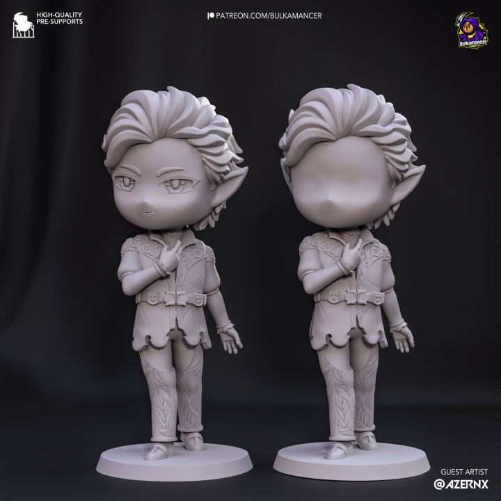 3D Printable Adventure Party (Complete Chibi Set) | 100mm by ...
