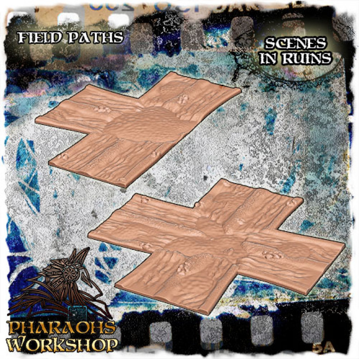 3D Printable Field Paths by Pharaoh's Workshop
